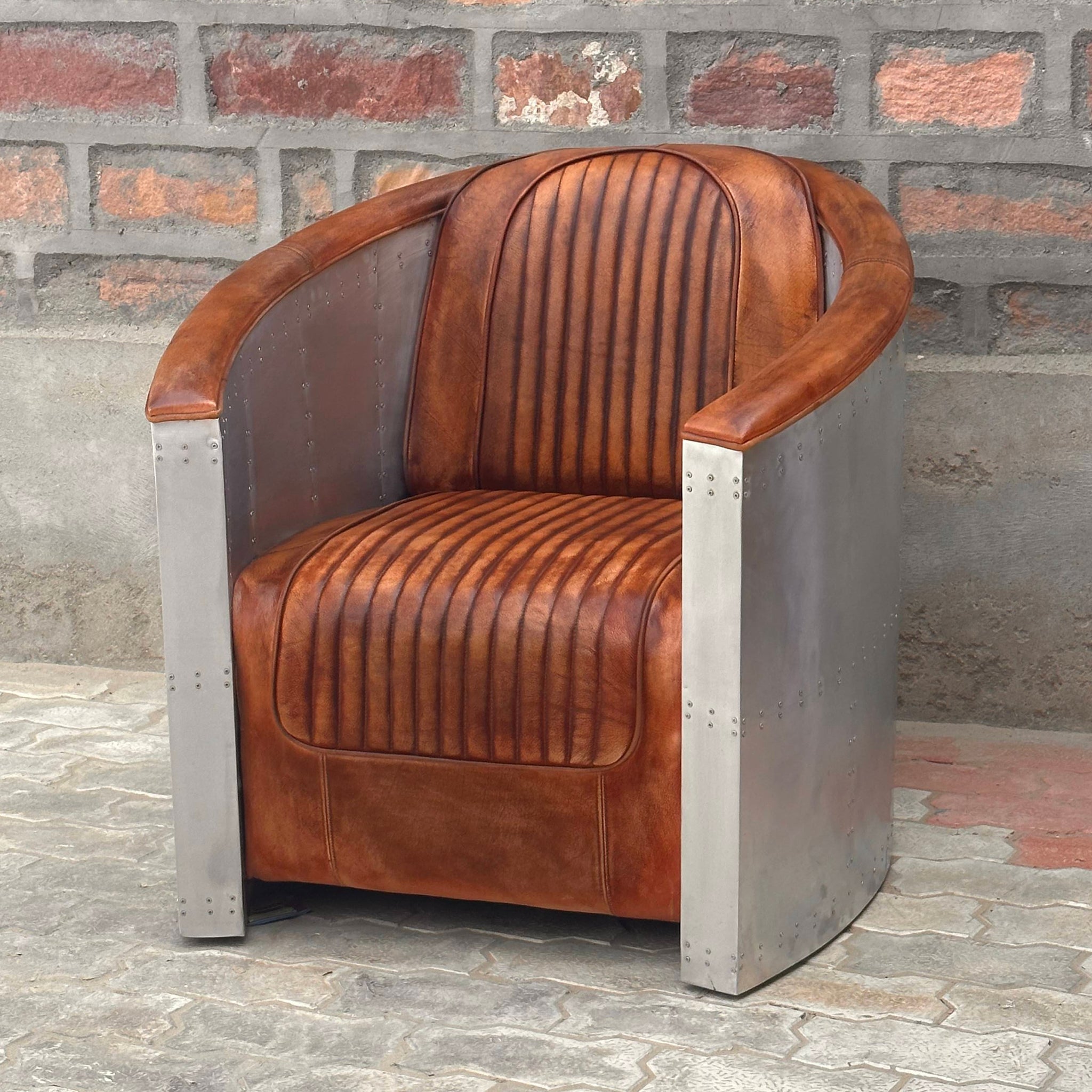 Top Gun Aviator Leather Chair | The Rising Tide Design Co